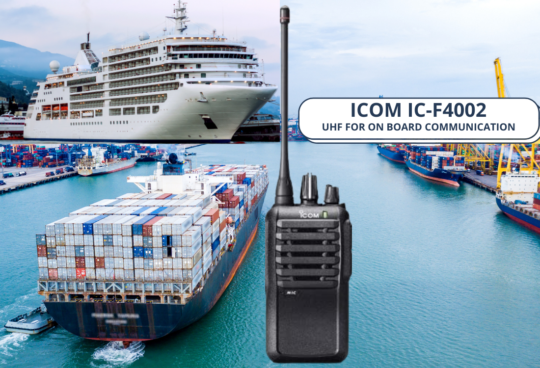 ICOM IC-F4002 # 08 UHF PORTABLE TRANSMITTER RECEIVER FOR PROFESSIONAL ...